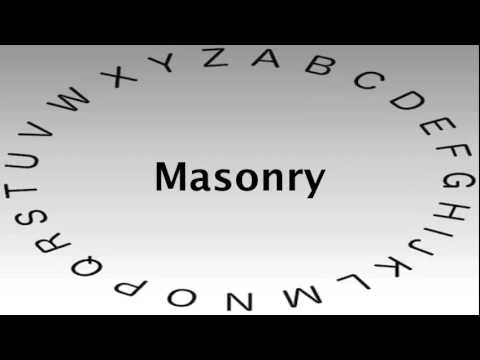 SAT Vocabulary Words and Definitions — Masonry