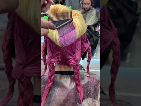 Nhuα»m tΓ³c galaxy hai mΓ u cho nα»― cα»±c chαΊ₯t | Alin Hair Studio