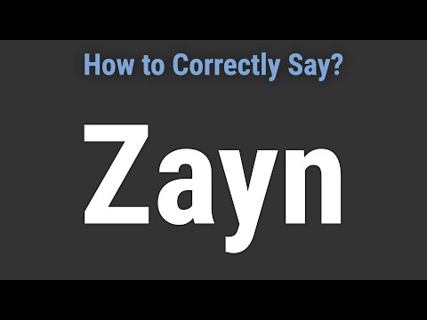 How to Pronounce Name Zayn (Correctly!)