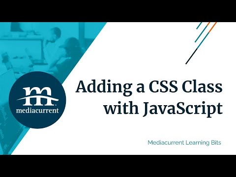 Adding CSS Class with JavaScript