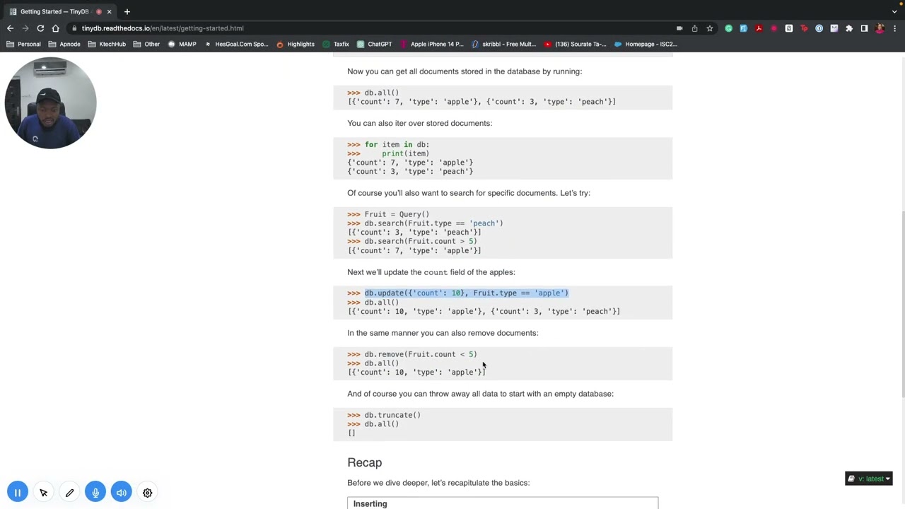 Getting Started with TinyDB