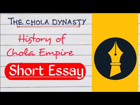 History of Chola Empire || Chola Dynasty || Essay on Chola Dynasty in English || Ponniyin Selvan