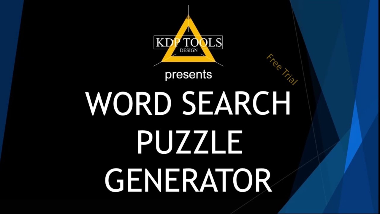 Wordsearch Puzzle Generator - FREE trial