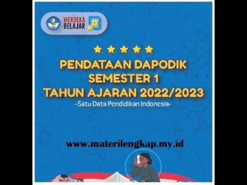 CARA CEPAT MENGERJAKAN DAPODIK VERSI 2023 I FULL TUTORIAL