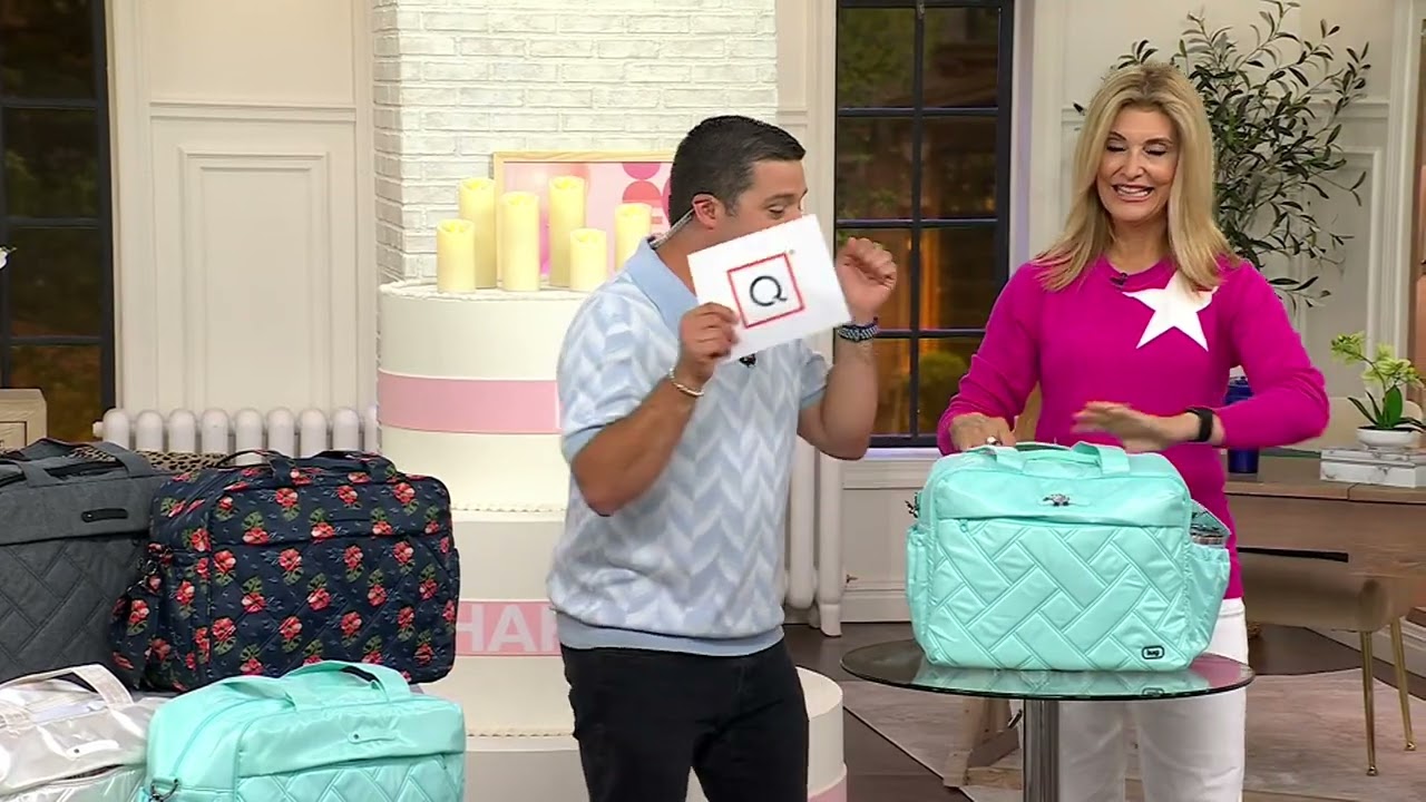 Lug Classic Quilted Duffel Bag - Trolley Bus on QVC