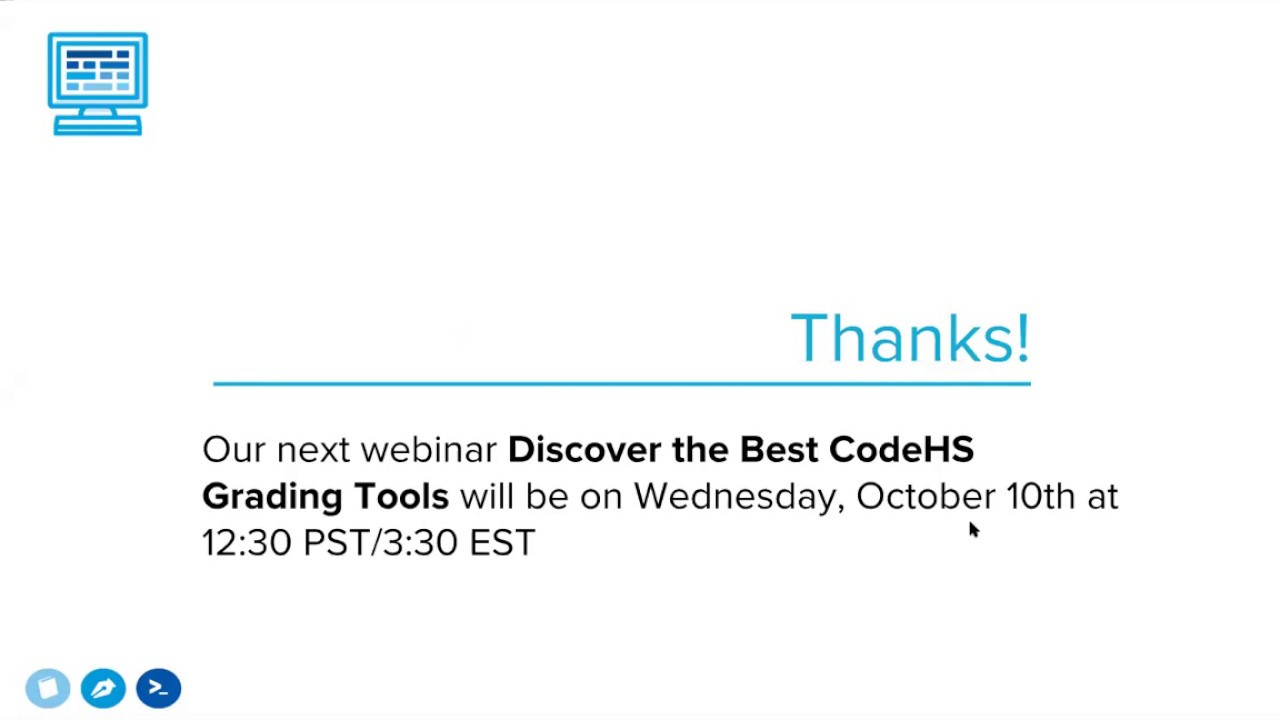 Exploring the CodeHS Course Catalog Webinar