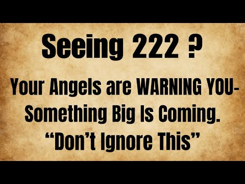 SEEING 222 is no coincidence — Don’t Ignore This Divine Sign | 222 angel number meaning