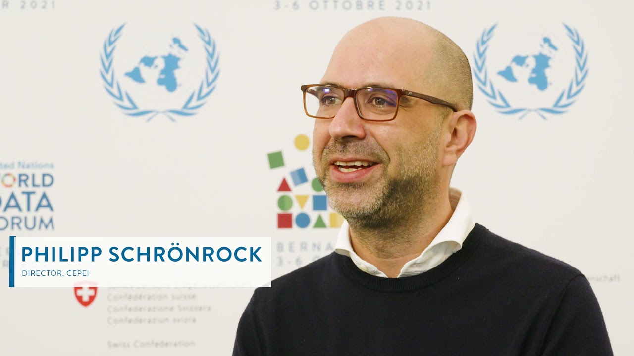 Philipp Schonrock, Director, Cepei, at the UN World Data Forum
