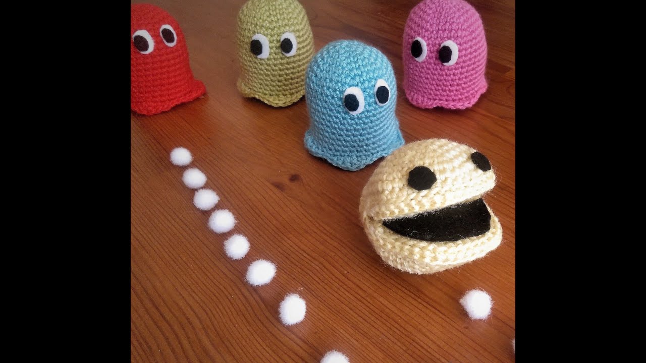 Tutorial Pacman amigurumi (diestro)