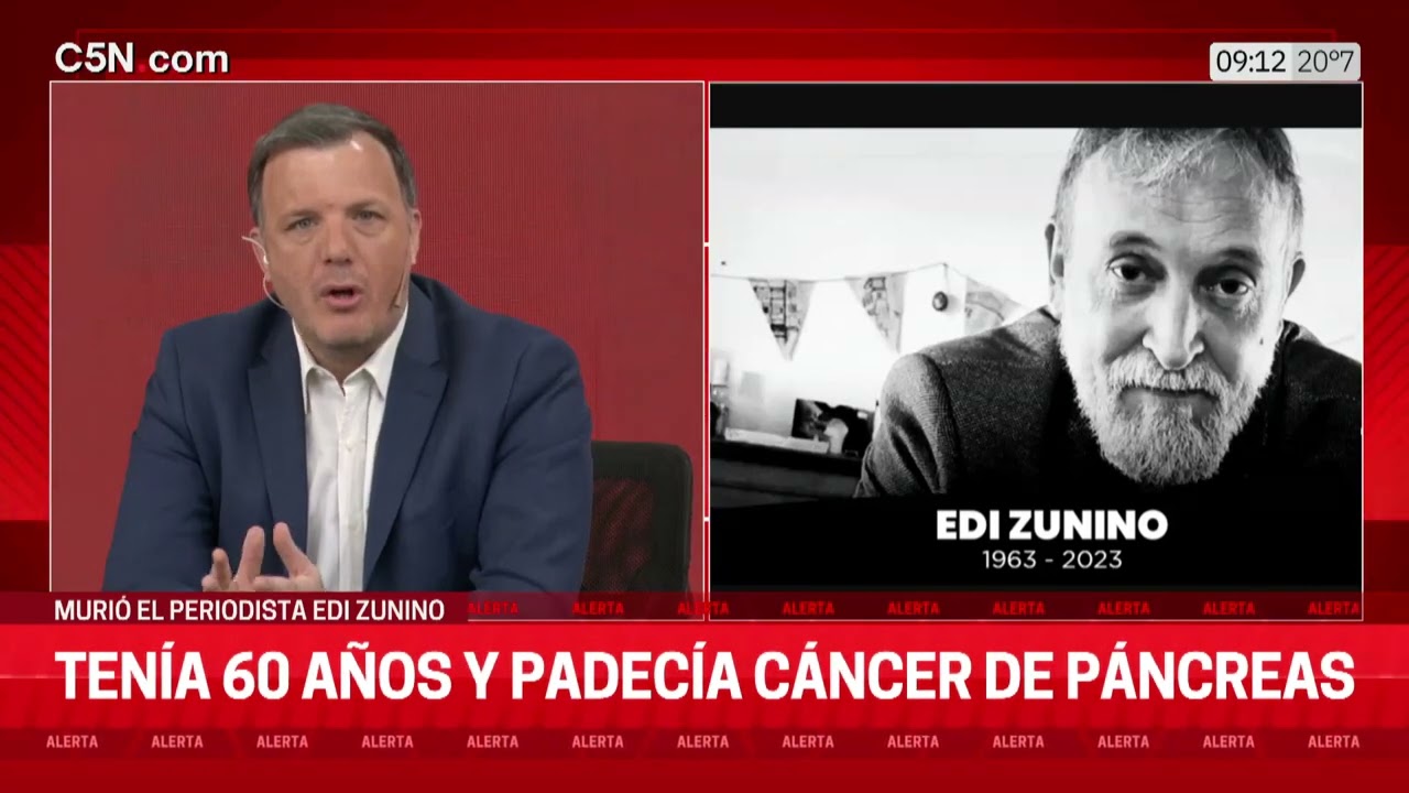 Falleció el periodista Edi Zunino a los 60 años - Ventana del Norte