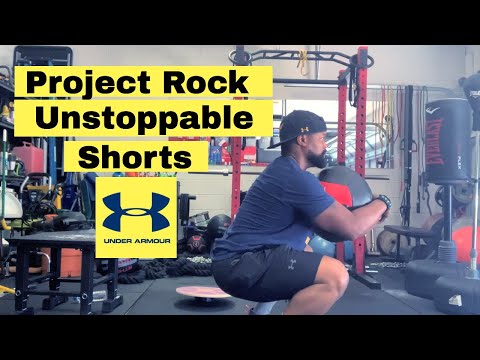 MENS PROJECT ROCK UNSTOPPABLE SHORTS - (QUICK REVIEW)