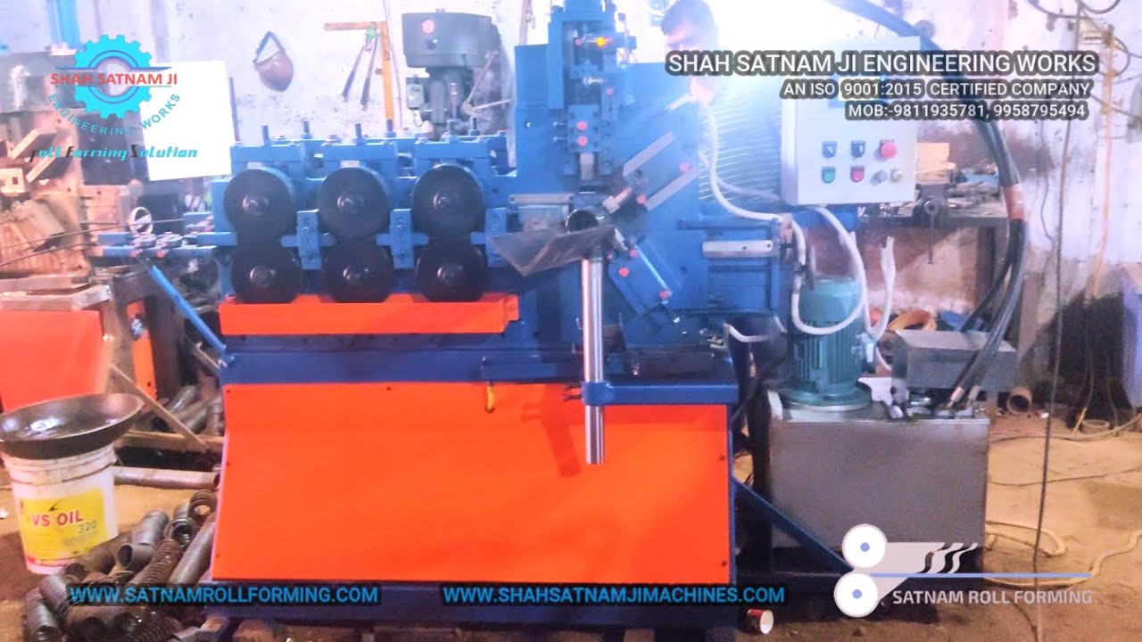 Automatic Shutter Spring Manufacturing Machine I Rolling Shutter Spring Making Machine #machine