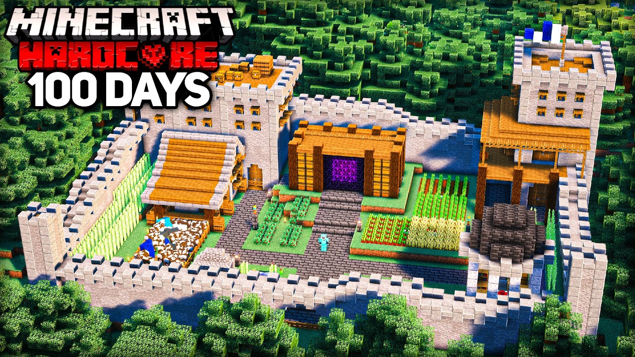 I Survived 100 Days in Minecraft’s HARDEST Mod