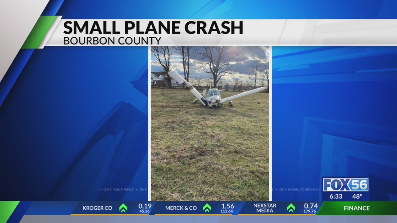 Small plane crashes in Bourbon County