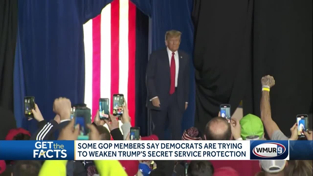 Some GOP members say Democrats are trying to weaken Trump's Secret Service protection