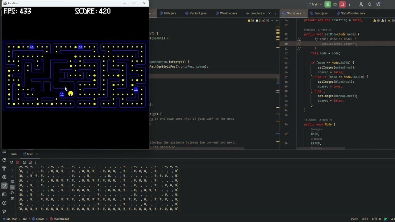 Pac-Man Clone | Java + Swing