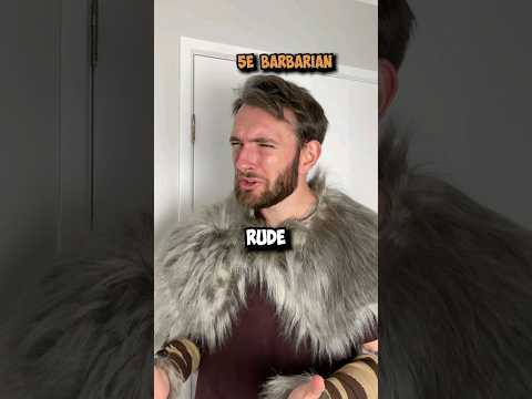 Barbarian class changes in the new D&D PHB