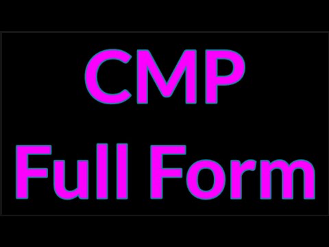 CMP Full Form || CMP || Full Form || CMP Meaning