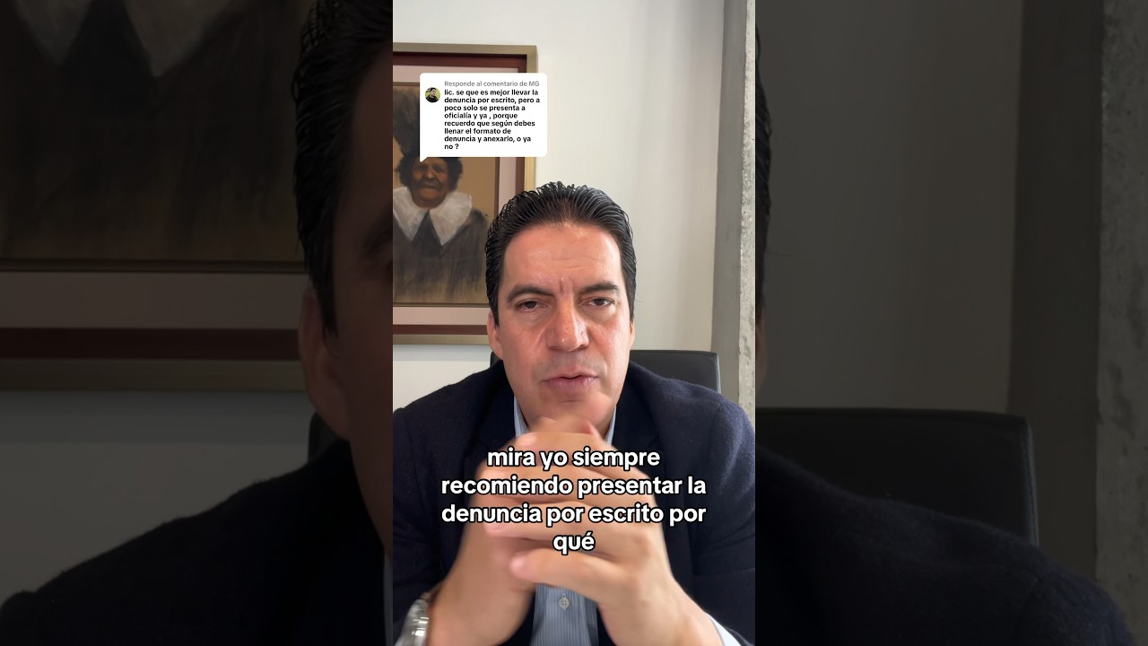 ¿Cómo presentar una denuncia? ✍🏻⚖️#XamanMCGregor#abogado #Jalisco #penalista #noticias #abogados
