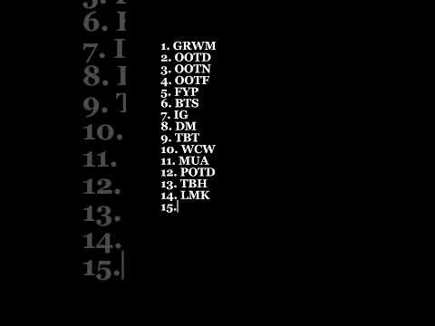 POPULAR SOCIAL MEDIA ABBREVIATIONS AND SLANGS | GENZ | TUTORIAL