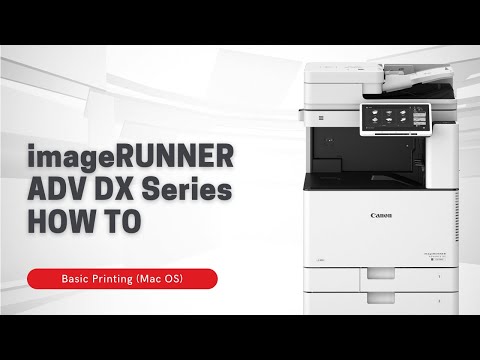 Canon | MyCanon Business: Basic Printing (Mac OS)
