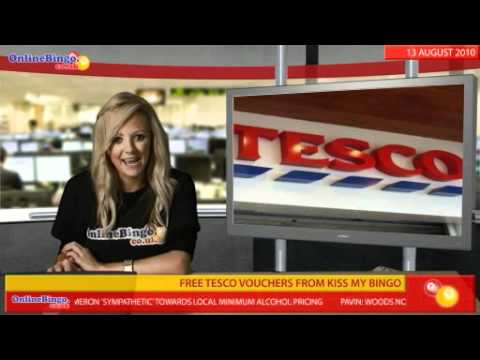 Free Tesco vouchers from Kiss My Bingo