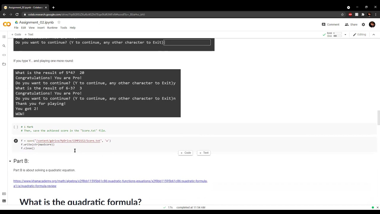 Comp 2152 Assignment 2 Walkthrough