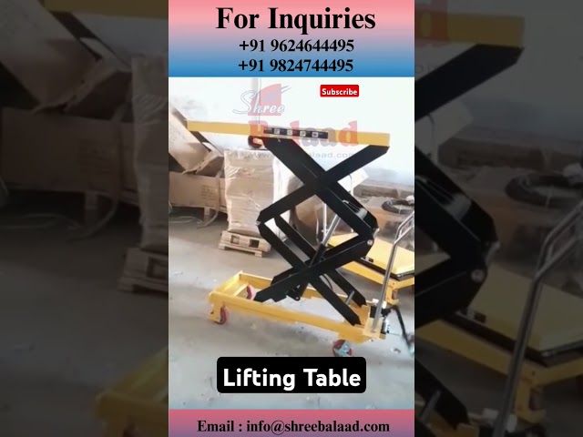 Lifting Equipment - Industrial Hydraulic Lift Table Manufacturer from ...