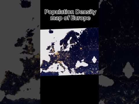 Population Density map of Europe