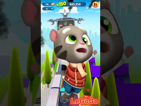 Frosty Tom Sings and Slips! 😂 | Funny Song in Talking Tom Gold Run Shorts