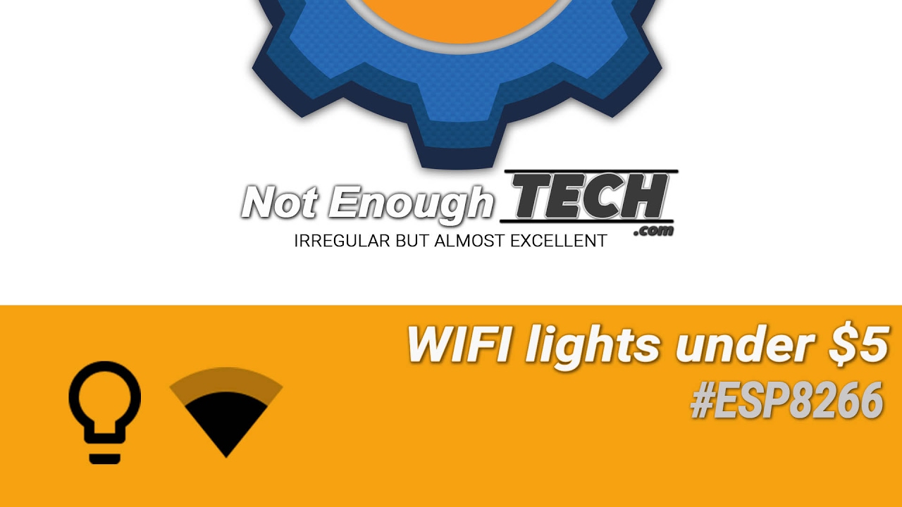 DIY WI-FI lights under $5 - #ESP8266 test