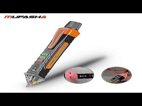 MUFASHA Non-Contact Voltage Detector Electrical Pen AC Voltage Tester Smart Breakpoint Fin