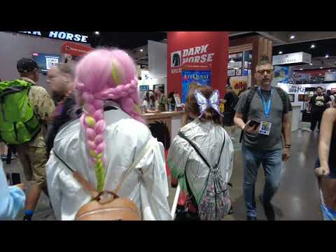 Our comic con 2023 panels and our time on the floor. Demon slayer, show of shows, science of avatar.