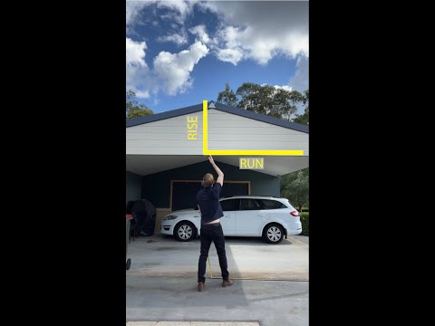 How to: figure out a roof pitch