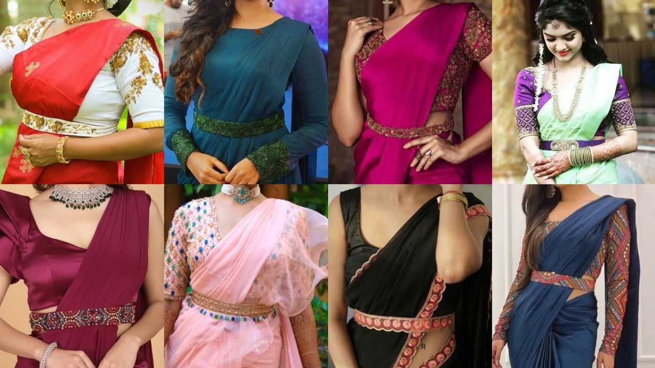 New Model Designer Belt Blouse Designs - Blouse Designs