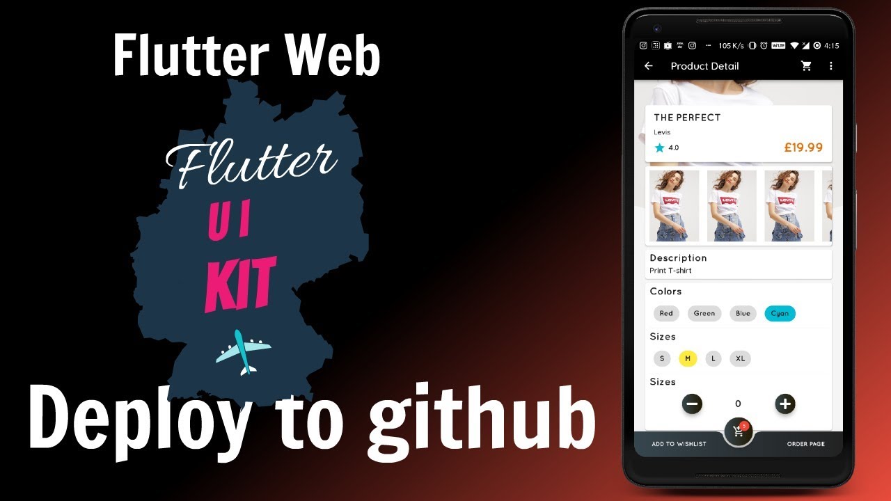 Flutter Web: Deploying Flutter UIKit to Github Pages | Peanut Tutorial