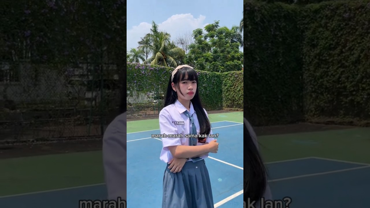 He really wants to be chased by Ian sis😏 #nancy #ian #damira #anaksma #masasma #school #fyp