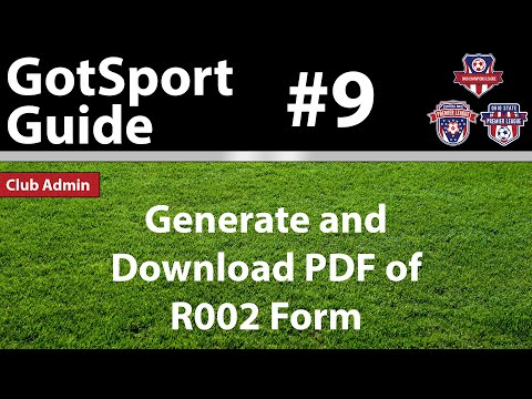 Generate PDF of R002 Form