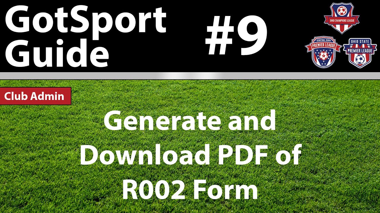 Generate PDF of R002 Form