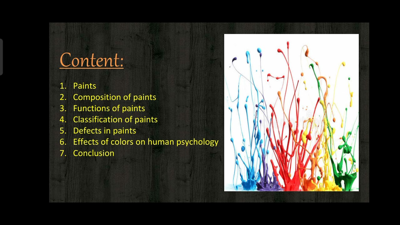 Understanding Paint: Composition, Functions, Classification, Defects ...