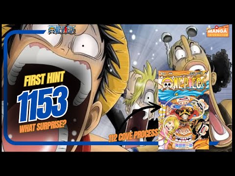 ONE PIECE 1153 - FIRST HINT AND VOLUME 112 COVER - WHAT SURPRISE?