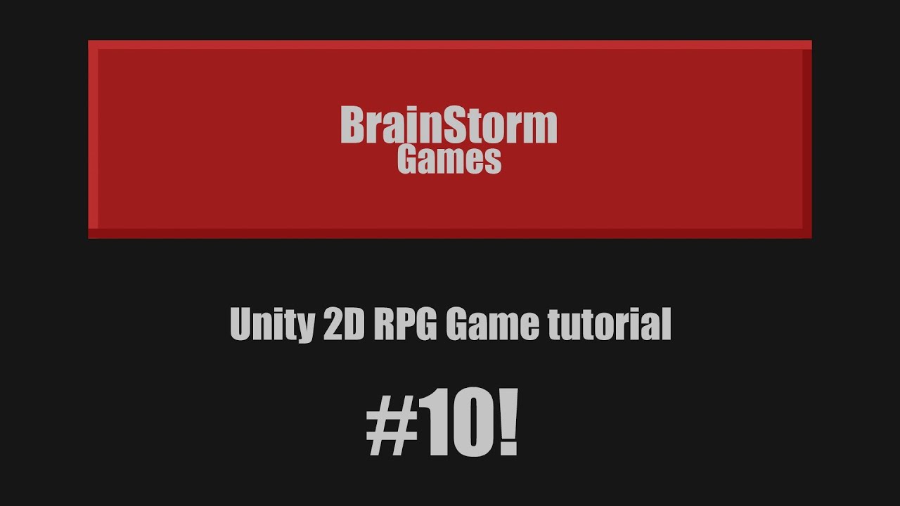 Unity 2D Top Down RPG - Episode 10