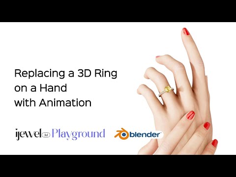 3D Ring on a Hand with Animation