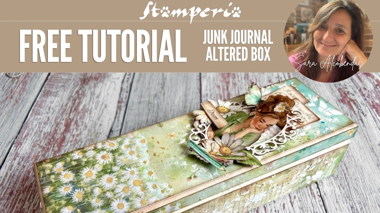 Junk journal altered box - TUTORIAL