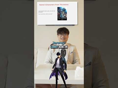 Name 3 characters from Solo Leveling💀
