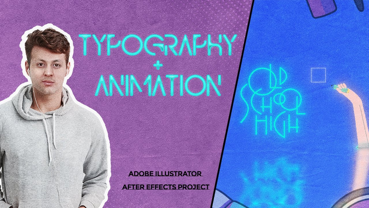 Typography + Animation Tutorial - AFTER EFFECTS PROJECT