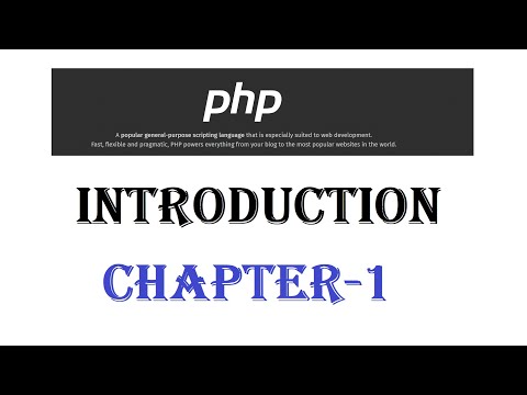 PHP Tutorial - w3Schools Chapter 01 English