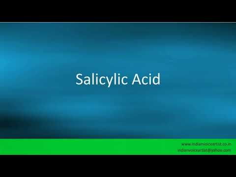 Pronunciation of the word(s) "Salicylic Acid".