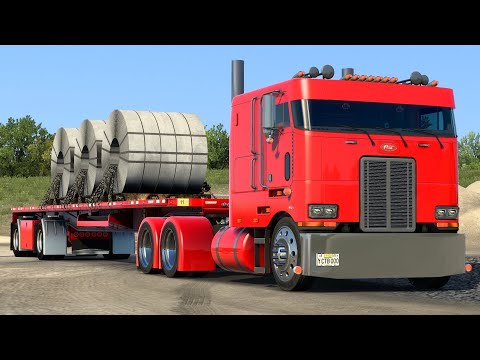 Peterbilt 362 Custom Cabover | Cummins Big Cam | ATS Mods | American Truck Simulator Gameplay