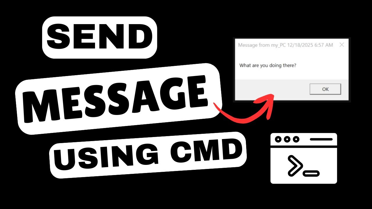 How to Send a Message Using CMD